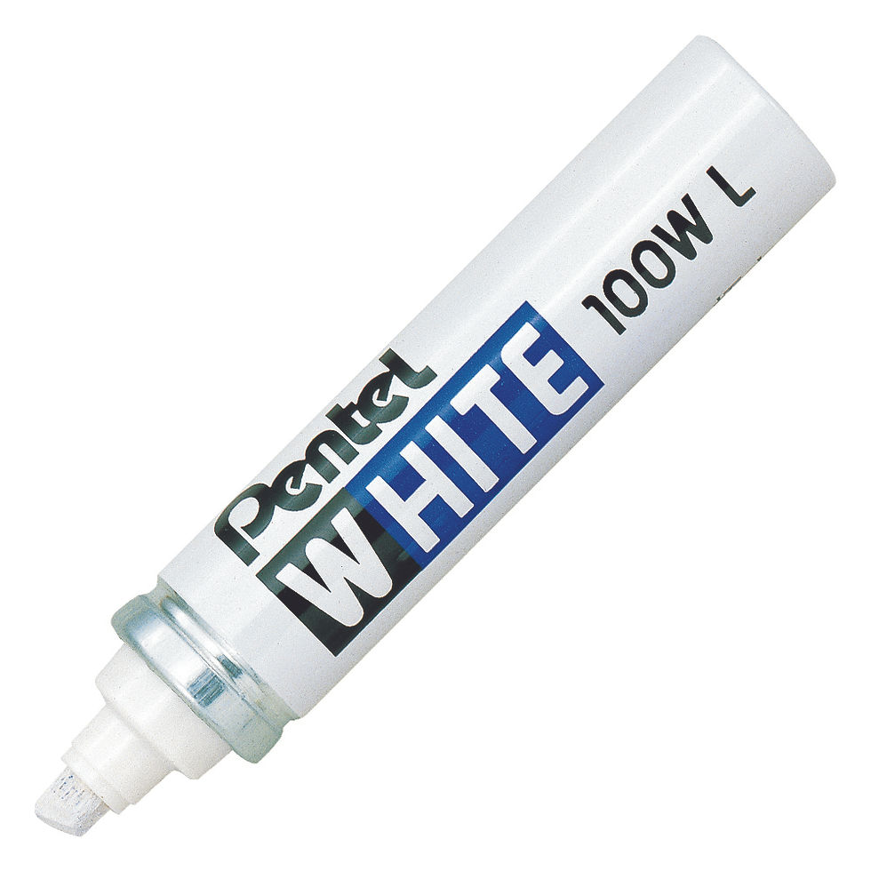 White Permanent Marker (X100) | Pentel Australia