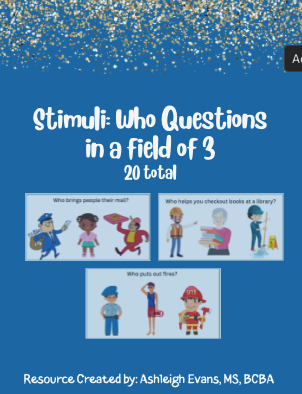 Stimuli: WH/Who Questions | ABA Resource Center