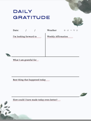 FREEBIE: Planner & Gratitude Journal | ABA Resource Center