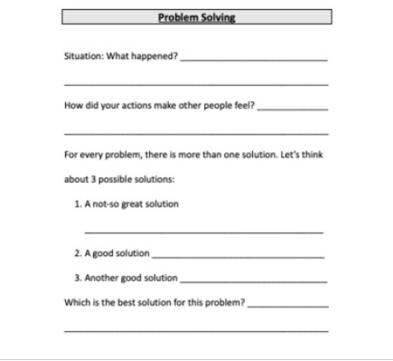 Problem Solving Visual Guide | ABA Resource Center