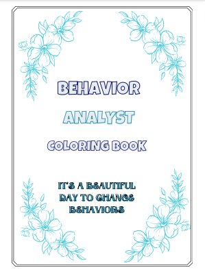 BCBA/ABA Coloring Book (Digital Print) | ABA Resource Center