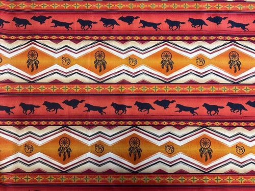 Tucson Wolf Stripe - Terracotta | Overseas Fashion & F