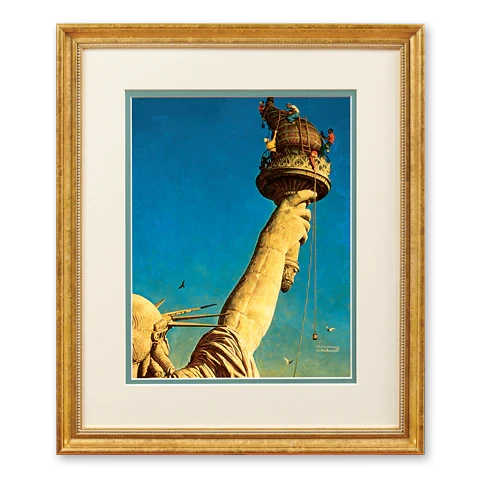 The Statue of Liberty | Normal Rockwell (1894–1978) | Print, 43 x 35 cm ...