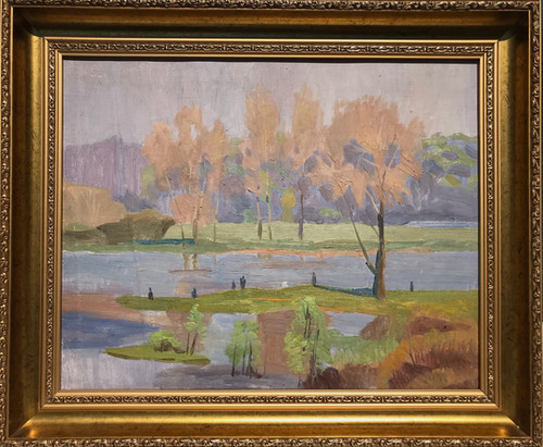 Spring | Mykola Chernikov | Oil on canvas (framed), 35 x 50 cm ...