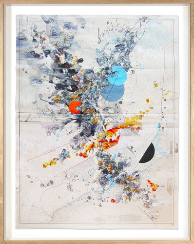 Peer Kriesel: „Aufbruch Neue Zeit“ 150 × 120 cm | Schlieder Contemporary