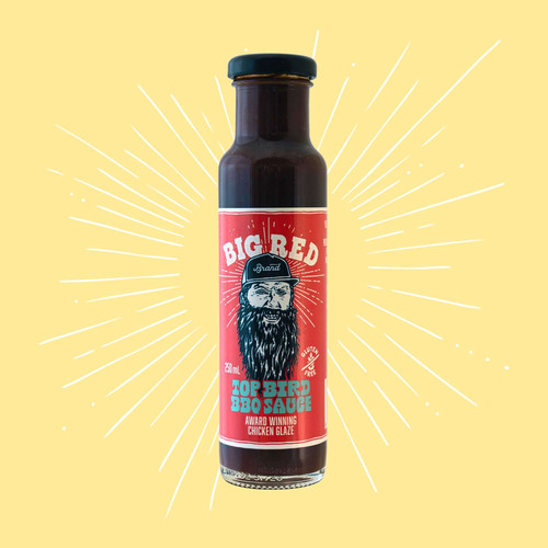 Big Red Top Bird BBQ Sauce - 250ml | Ironwood Barbecue