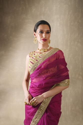 Indigo sari set | Renee Label