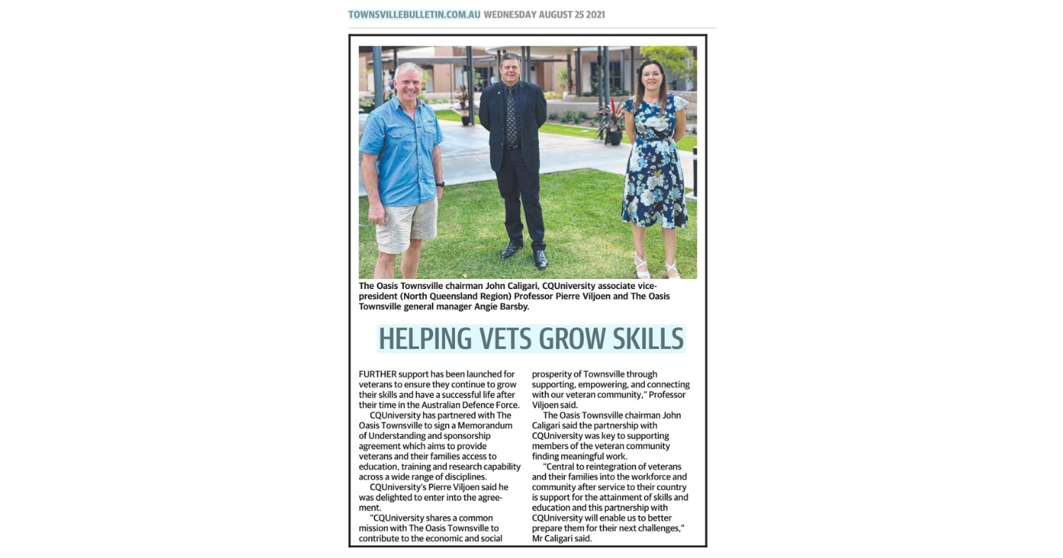 Helping vets grow skills