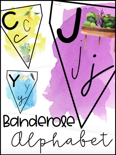 Banderole Alphabet | Enseigner