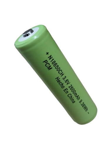 Pila 18650 Recargable 2600mAh con Tetón y PCM | Probattery
