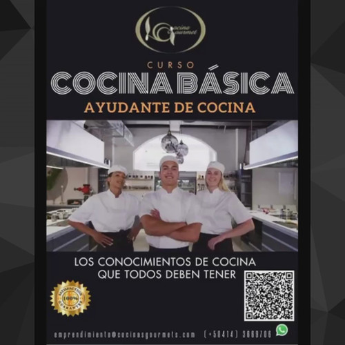 CURSO COCINA BÁSICA PARA AYUDANTE DE COCINA | COCINA GOURMET Escuela ...