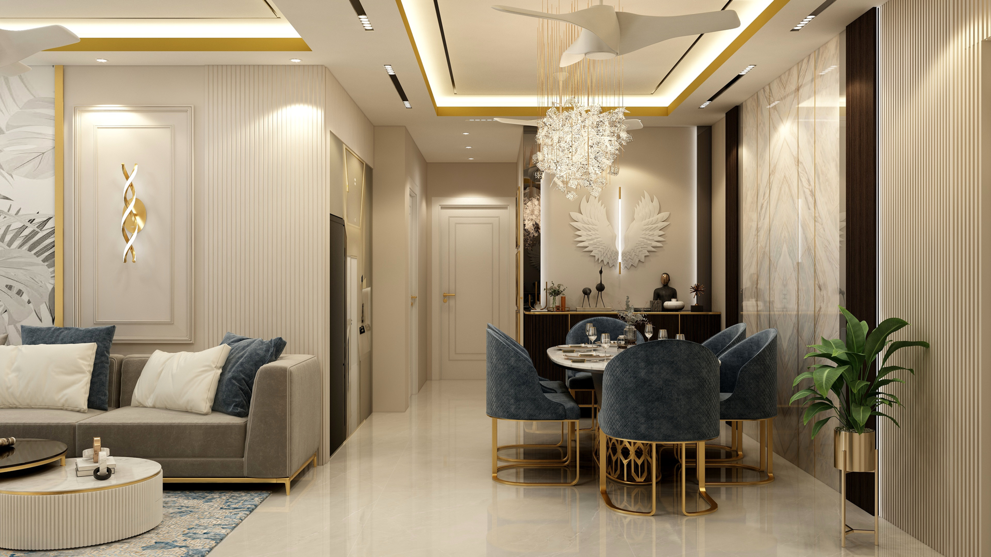 Opulent Opal Residence Design | MWM Spaces