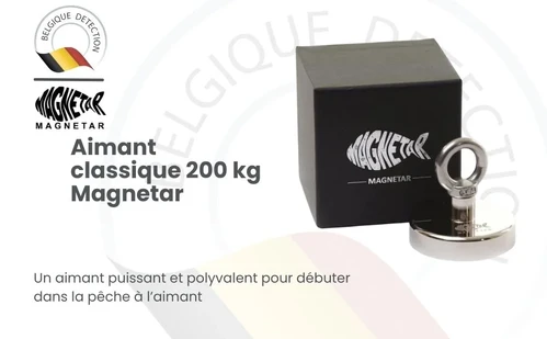 Aimant classique Magnetar 200 kg pour la pêche à l'aimant | Belgique ...