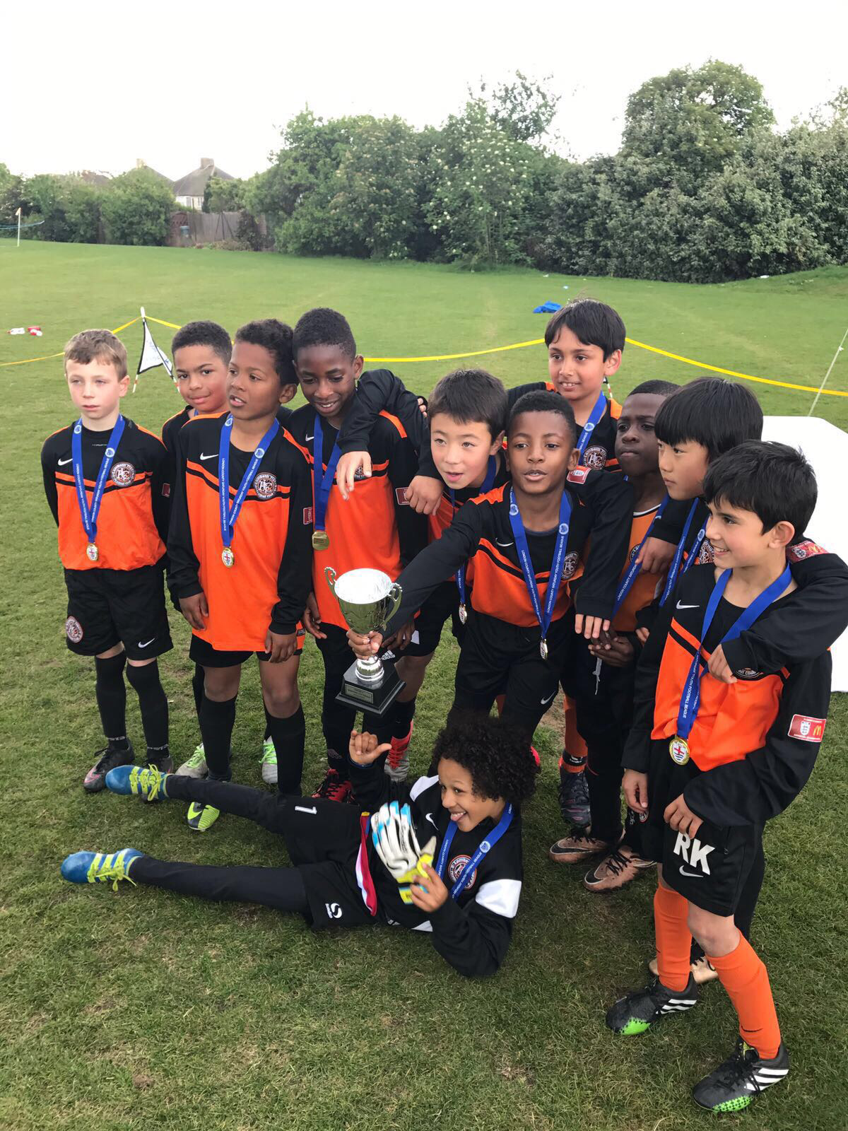 Double cup glory for young Tigers | Lambeth Tigers Football Club