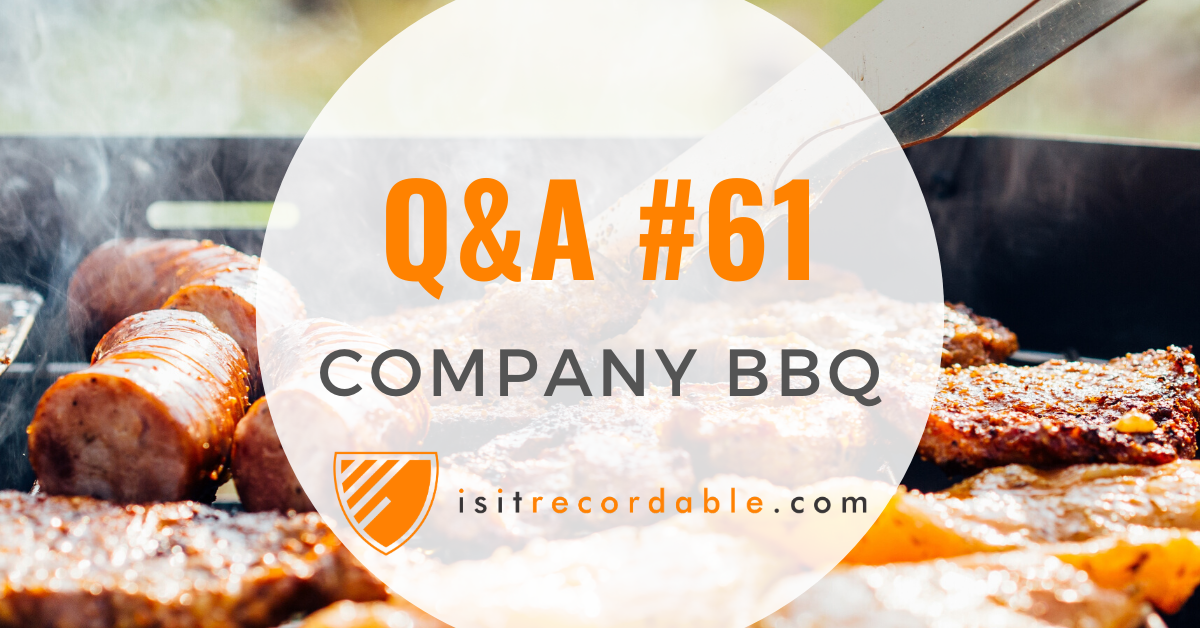 Company BBQ Cookout