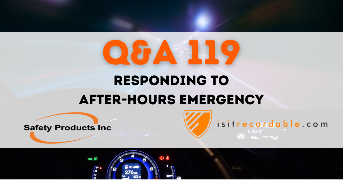 Responding to After-Hours Emergency