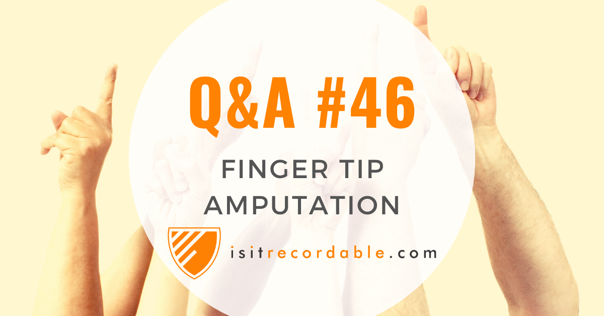Finger Tip Amputation