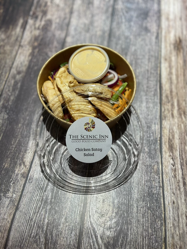Chicken Satay Salad | The Scenic Inn Armoy