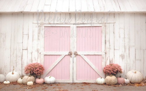 Pink Barn Backdrop | Picture Perfect