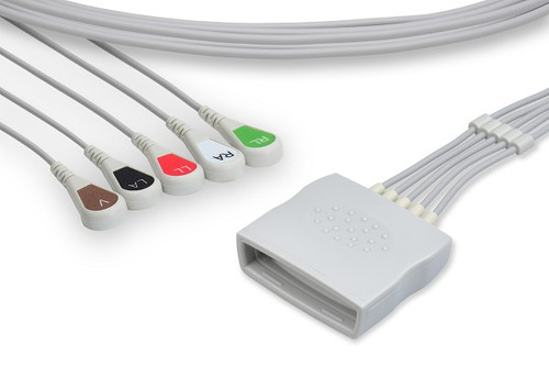 Philips ECG Telemetry Leadwires Alternative to 989803171821, Compatible ...