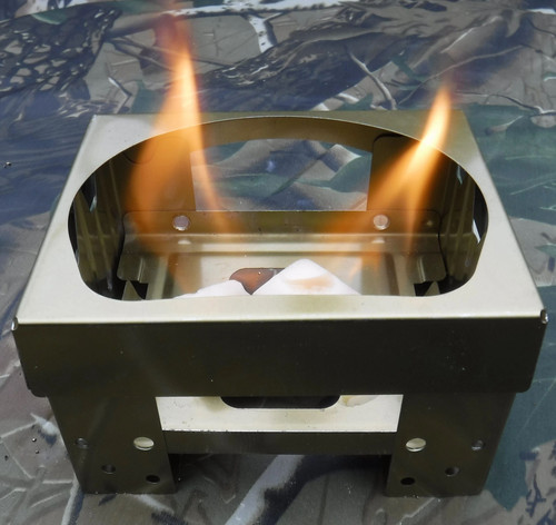 Hexamine Army Stove: High-Quality Camping Survival Cooker with 12 Tablets