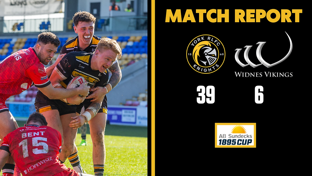 York Knights 39-6 Widnes Vikings: Match Report