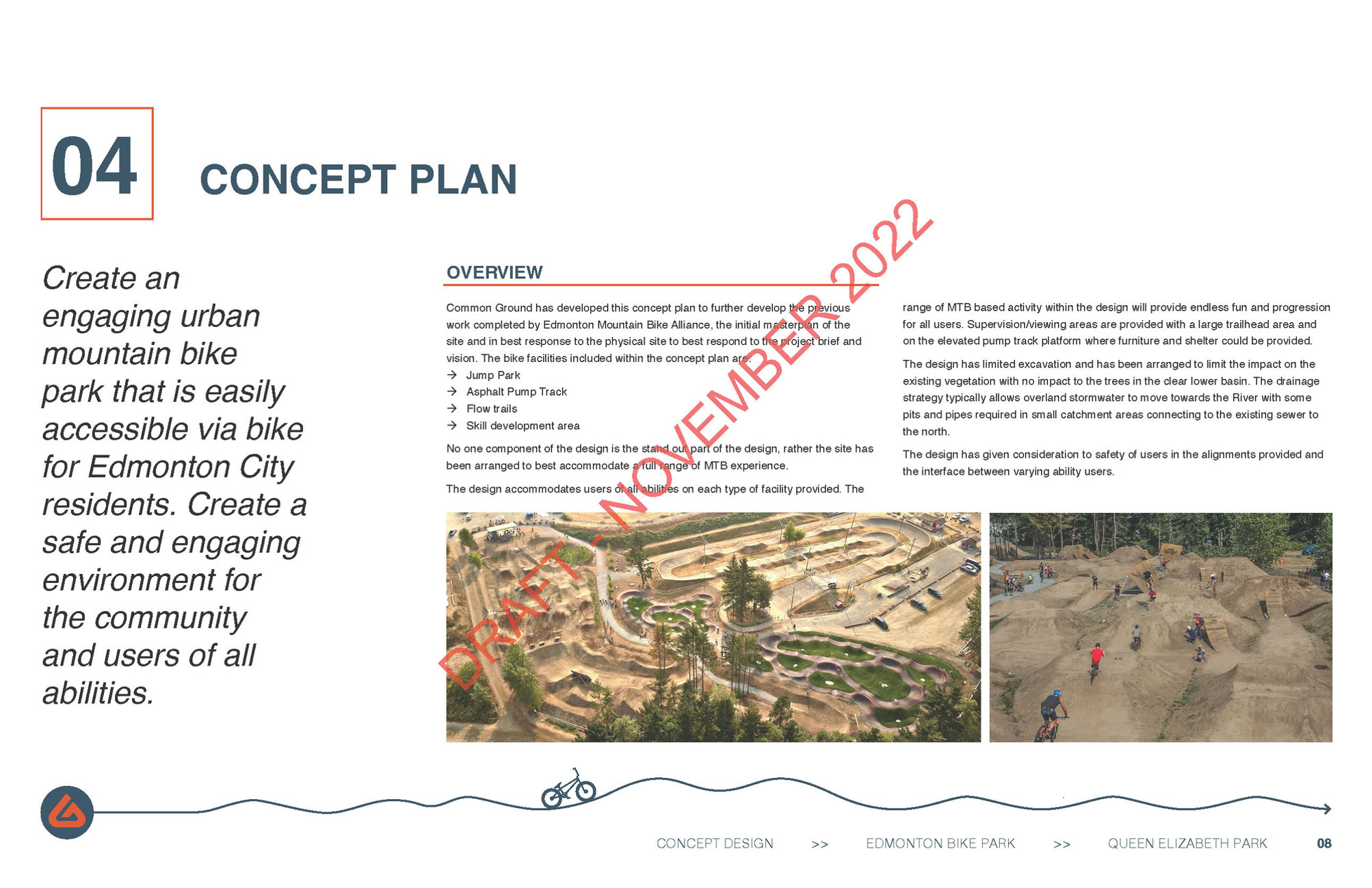 The Concept | Edmonton Bike Park
