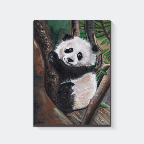 Panda | Canvas Art Print | A & K Art and Kraft