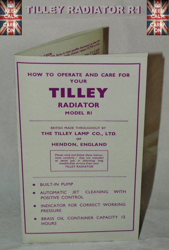 TILLEY RADIATOR R1 | tilleylampsandstoves
