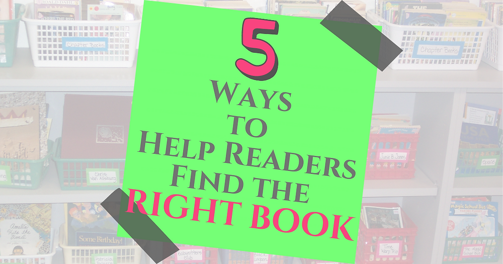 5 Ways to Help Readers Find the RIGHT Book