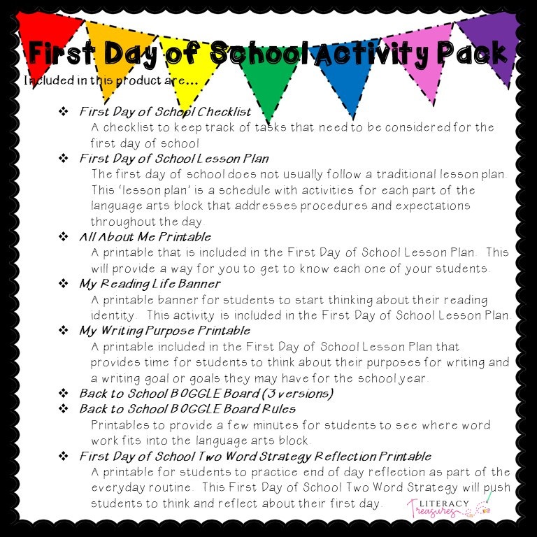 First Day Of School ELA Lesson Plan first-day-of-school-ela-lesson-plan