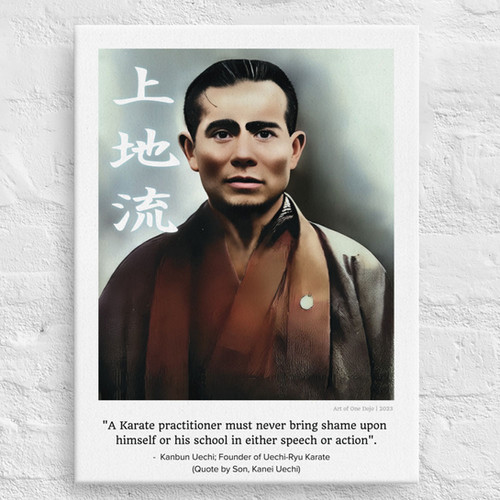 Kanbun Uechi - Uechi Ryu Canvas