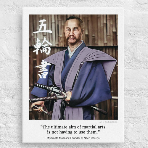 Miyamoto Musashi - Niten Ichi-Ryu Canvas