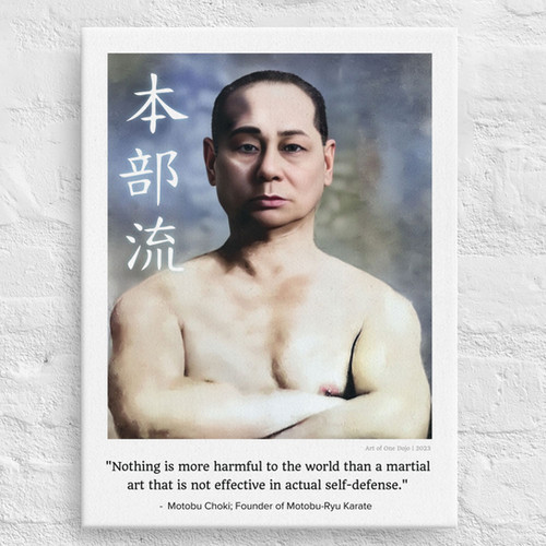 Motobu Choki - Motobu-Ryū Canvas