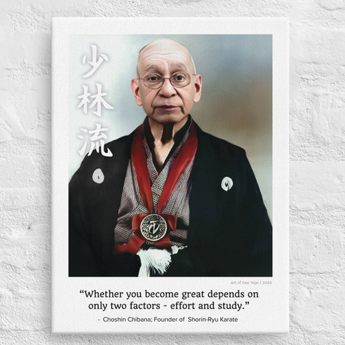Chōshin Chibana - Shorin Ryu Canvas