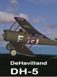 De Havilland DH-5 - FS2004 - FSX Compatible | Razbam Simulations