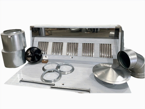 Commercial Kitchen Canopy Kit- 8 Ft | A1Canopy.com