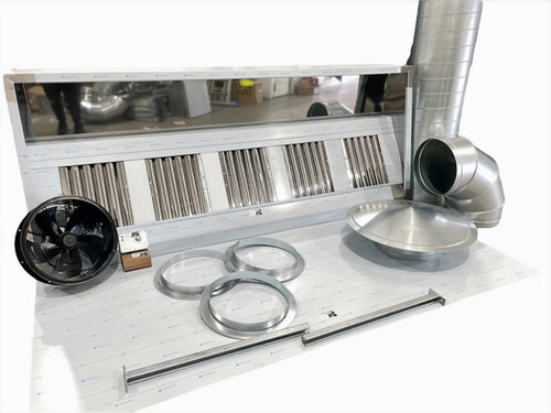 Commercial Kitchen Canopy Kit- 4Ft | A1Canopy.com