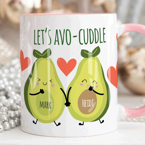 Personalised "Let's Avo-Cuddle" Mug For Her | The Whistling Wren