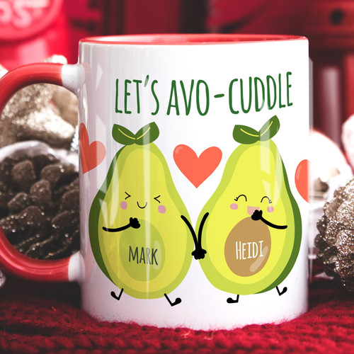 Personalised "Let's Avo-Cuddle" Mug For Him | The Whistling Wren