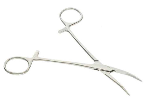 Self-Locking Curved Forceps | colessurplus