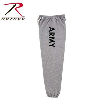G.I. Style Grey Military PT Sweatpants | colessurplus