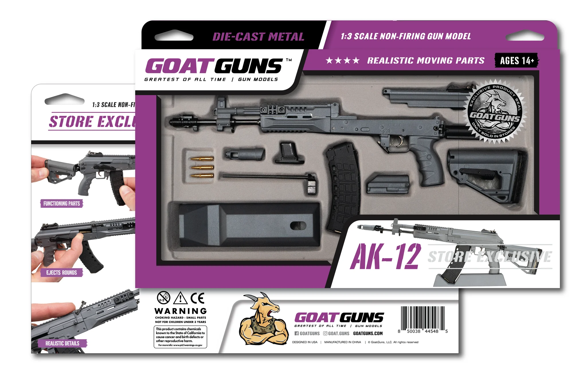 Goat Guns Mini Grey AK12 Store Exclusive | colessurplus