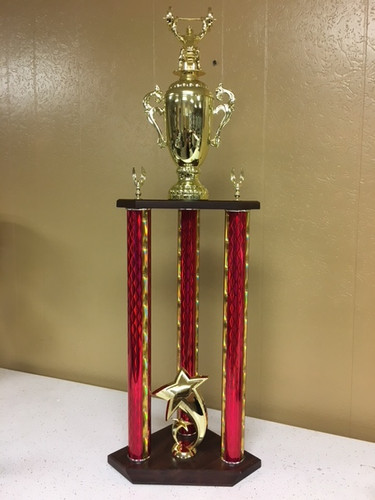 Team Trophy, Three Column | bayoulandtrophies