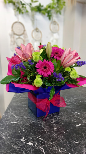 Pink & Purple Florist Choice Box | CountryGardenFlowers