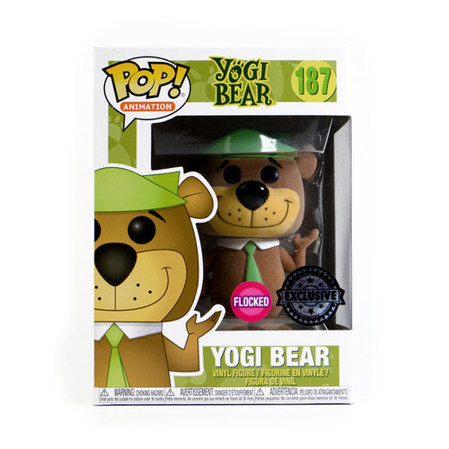 Yogi Bear Flocked Exclusive - Pop! Animation Yogi Bear | Action Figure Cellar