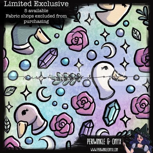 Painted Ducks LIMITED EXCLUSIVE Seamless Pattern | Periwinkle & Onyx