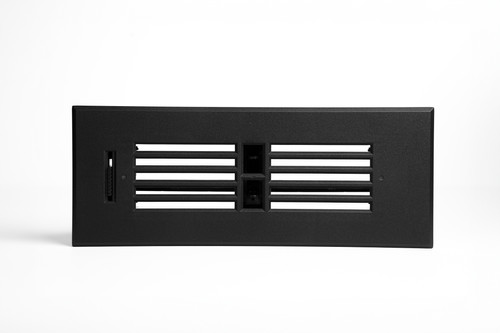 Fitvents 3x10 Black Vent Cover Single - Modern Venting Solutions - FitVents
