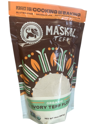 Maskal (ORGANIC )Ivory Teff flour (wt. 14 oz) | Shega Foods