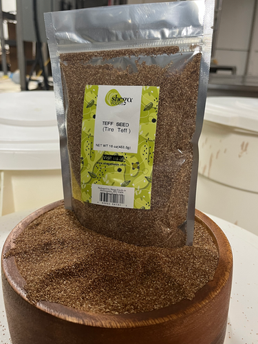 Teff seeds (ጥሬ:ጤፍ)16oz | Shega Foods